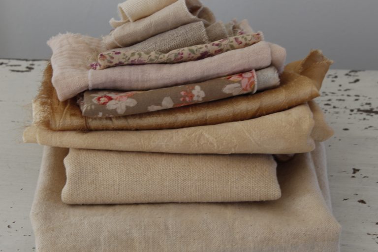 How To Tea-Dye Fabric Easily And Without Fail - therosemarywreath