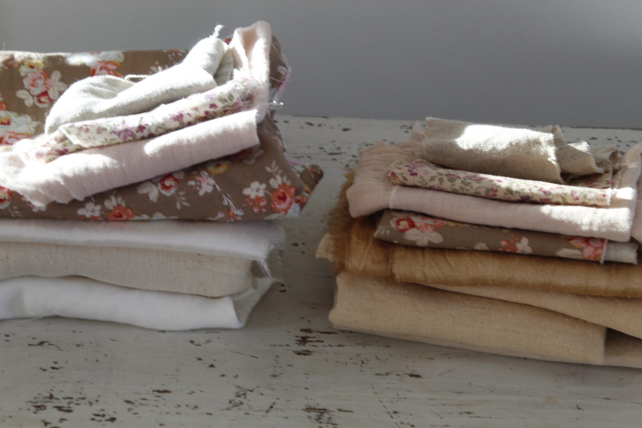 How To Tea-Dye Fabric Easily And Without Fail - therosemarywreath