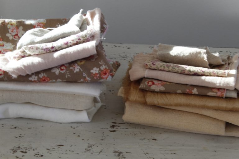 How To Tea-Dye Fabric Easily And Without Fail - therosemarywreath